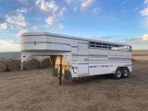 SOLD - 2001 Pace Setter Undetermined Lot No. 26 Ag Trailers with 20 Ft ...