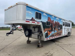 SOLD - 2002 Featherlite 8587 Lot No. 281 Ag Trailers with 30 Ft | Tractor Zoom