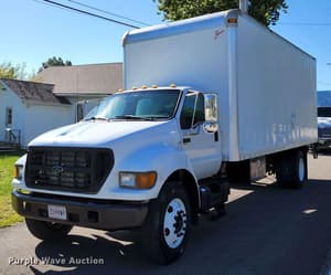 SOLD - 2002 Ford F650 Super Duty box truck Other Equipment with 159,825 ...