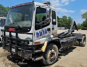 SOLD - 2002 GMC T7500 hook lift truck Lot No. DO2787 Other Equipment with 185,837 mi | Tractor Zoom