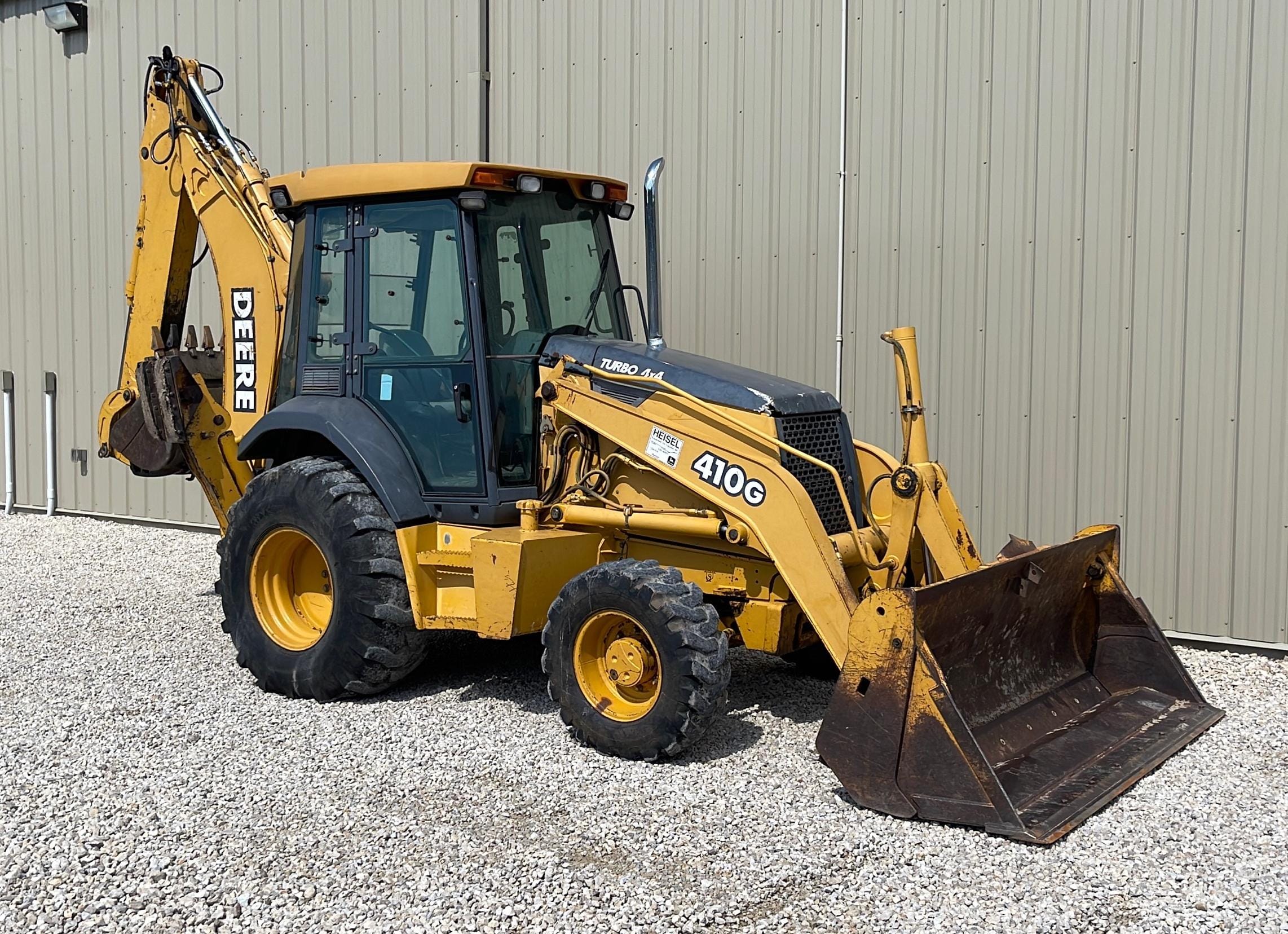 SOLD - 2002 John Deere 410G 4x4 backhoe loader Construction with 4,125 ...