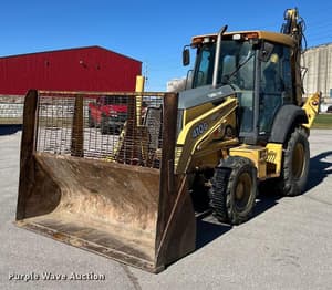 SOLD - 2002 John Deere 410G Lot No. OF9376 Construction with 9,185 Hrs ...