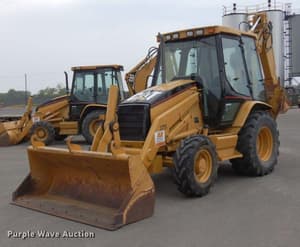 SOLD - 2003 Caterpillar 420D backhoe Lot No. AF9674 Construction with ...