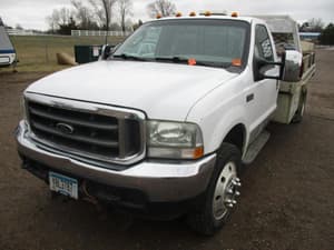 SOLD - 2003 Ford F550 Flatbed, VIN: 1FDAF57P63EC12049 (Title in Delay ...