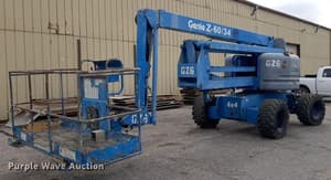 SOLD - 2003 Genie Z-60/34 Lot No. DV9851 Construction with 6,744 Hrs ...