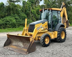 SOLD - 2003 John Deere 410G Lot No. EK3036 Construction with 8,860 Hrs ...