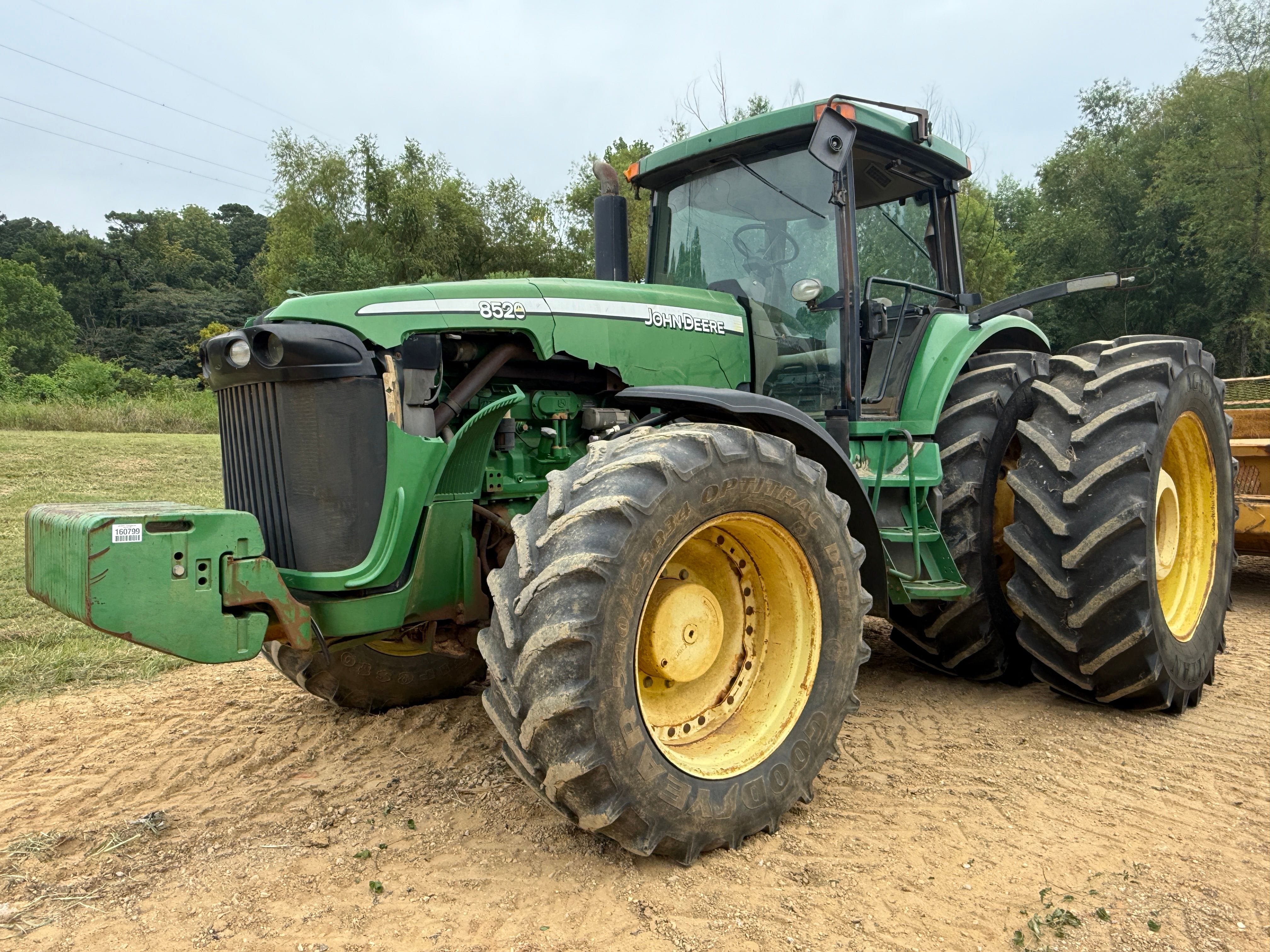 SOLD - 2003 John Deere 8520 Lot No. 282386 Tractors with 7,721 Hrs ...