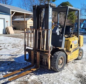 SOLD - 2003 Yale GTP050RGNUAE084 forklift Construction with 5,192 Hrs ...