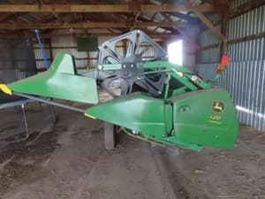 SOLD - 2004 John Deere 625 Lot No. 366 Harvesting with 25 ft | Tractor Zoom