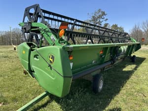 SOLD - 2004 John Deere 630F Lot No. 8200 Harvesting with 30 ft ...