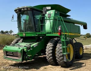 SOLD - 2004 John Deere 9760 STS Lot No. DR2594 Combines with 4,860 Hrs ...