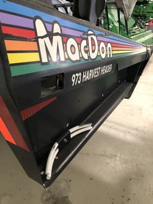 SOLD - 2004 MacDon 973 Stock No. 111809 Harvesting with 30 ft | Tractor ...