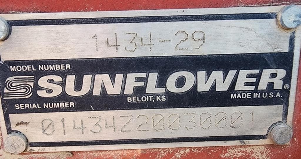 2004 Sunflower 1434 Tillage Disks for Sale | Tractor Zoom