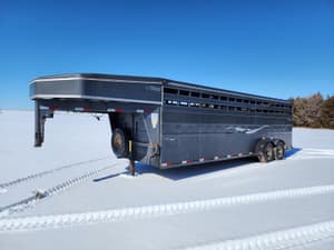 SOLD - 2004 Titan 24FT Classic Stock Trailer Ag Trailers with 24 Ft ...