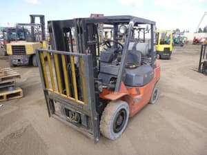 2004 Toyota 7FGU25 Lot No. 3308 Construction For Sale with 3,655 Hrs ...