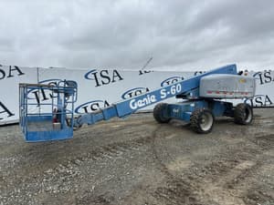 SOLD - 2005 Genie S-60 Lot No. 47787 Construction with 7,058 Hrs ...