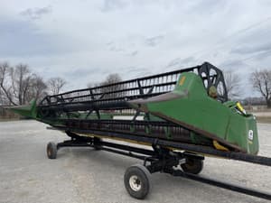 SOLD - 2005 John Deere 625F Harvesting with 25 ft | Tractor Zoom