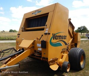 SOLD - 2005 Vermeer 605M round baler Hay and Forage with 15,915 Bales ...