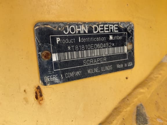 2006 John Deere 1810E Construction Scrapers for Sale | Tractor Zoom
