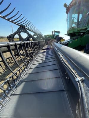 SOLD - 2006 MacDon 974 Stock No. 116612 Harvesting with 36 ft | Tractor ...