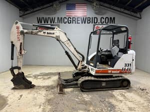 2007 Bobcat 331G Lot No. 681P Construction For Sale with 482 Hrs ...