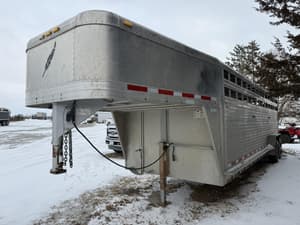 SOLD - 2007 Featherlite 8127 Ag Trailers with 24 Ft | Tractor Zoom