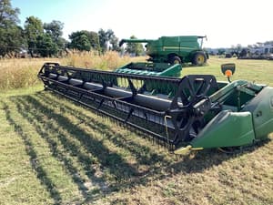SOLD - 2007 John Deere 630F Stock No. 149931 Harvesting with 30 ft ...