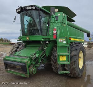 SOLD - 2007 John Deere 9860 STS Lot No. DP6200 Combines with 4,147 Hrs ...