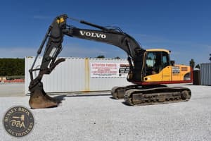 SOLD - 2007 Volvo EC160CL Lot No. 38021 Construction with 12,069 Hrs ...