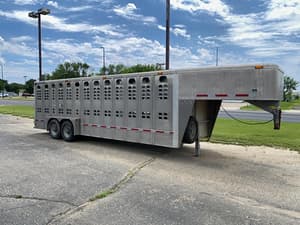 SOLD - 2007 Wilson Ranch Hand Lot No. 18 Ag Trailers with 24 Ft ...
