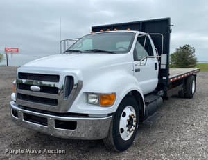 SOLD - 2008 Ford F650 Super Duty XLT flatbed truck Other Equipment with ...