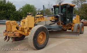 SOLD - 2008 John Deere 770D motor grader Construction with 11,335 Hrs ...