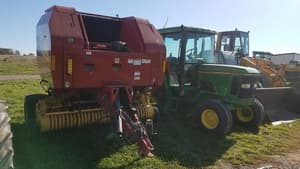 SOLD - 2008 New Holland BR7060 Round Baler 'Monitor In The Office' Hay ...