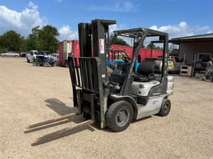 SOLD - 2008 NISSAN MP1F2A25LV FORKLIFT Construction with 8,164 Hrs ...