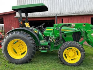 SOLD - 2009 JOHN DEERE 5085 M 4WD TRACTOR LIKE-NEW WITH ONLY 633 HOURS ...
