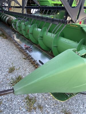 SOLD - 2009 John Deere 630F Stock No. 392256 Harvesting with 30 ft ...