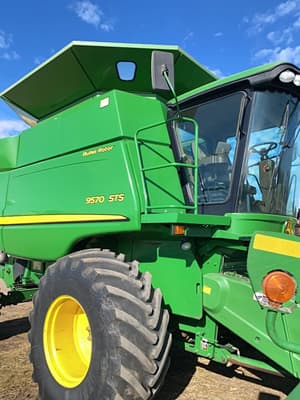 SOLD - 2009 John Deere 9570 STS Lot No. 101 Combines with 2,905 Hrs ...