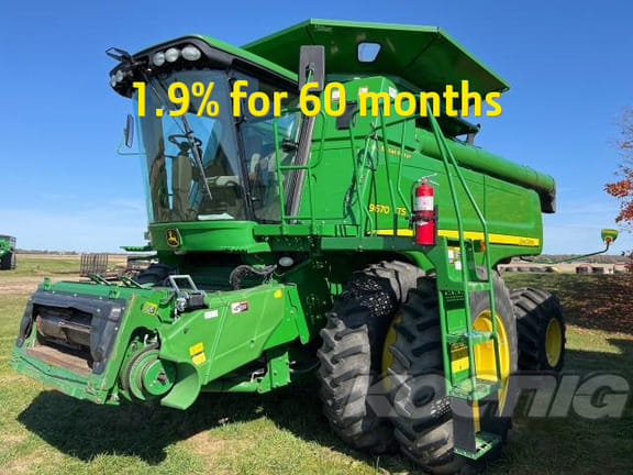 SOLD - 2009 John Deere 9670 STS Combines Class 6 | Tractor Zoom
