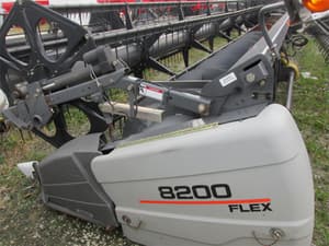 SOLD - 2009 Massey Ferguson 8200 Stock No. AM8245 Harvesting with 35 ft ...