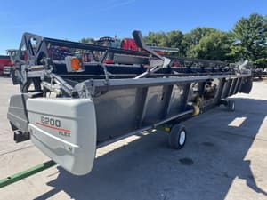 SOLD - 2009 Massey Ferguson 8200 Stock No. AM-223 Harvesting with 35 ft ...