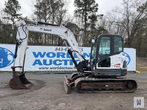 2010 Bobcat E80 Lot No. 437 Construction For Sale with 6,588 Hrs ...