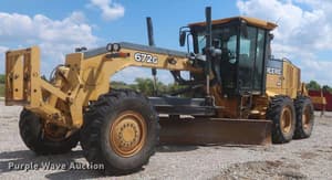 SOLD - 2010 John Deere 672G motor grader Construction with 6,605 Hrs ...