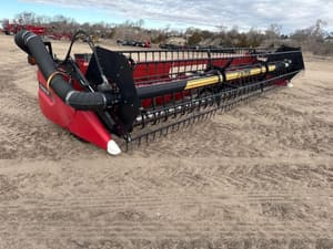 SOLD - 2011 Case IH 3020 Stock No. A017001 Harvesting with 25 ft ...
