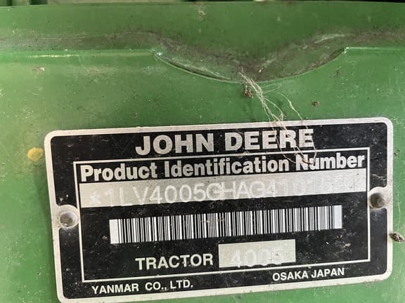 2011 John Deere 4005 Tractors Less than 40 HP for Sale | Tractor Zoom