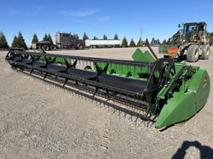 SOLD - 2011 John Deere 630F Stock No. 29214 Harvesting with 30 ft ...