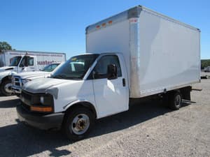 SOLD - 2012 CHEVY EXPRESS 3500 SINGLE AXLE BOX TRUCK Other Equipment ...