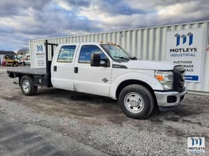 SOLD - 2012 Ford F350 Super Duty Crew Cab Flatbed Pick Up Truck Other ...