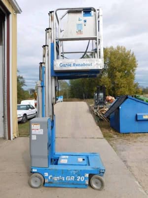 2012 Genie GR20 Lot No. 5013050 Construction For Sale with 296 Hrs ...