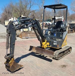 SOLD - 2012 John Deere 17D mini excavator Construction with 7,772 Hrs ...