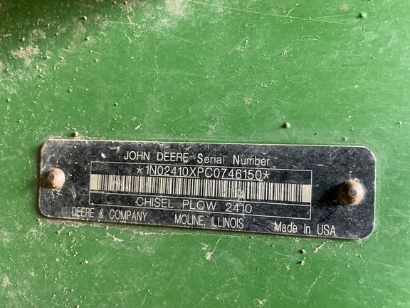 2012 John Deere 2410 Tillage Chisel Plows for Sale | Tractor Zoom